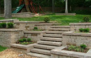 Hybrid Retaining Wall : Fuller's Landscape Company